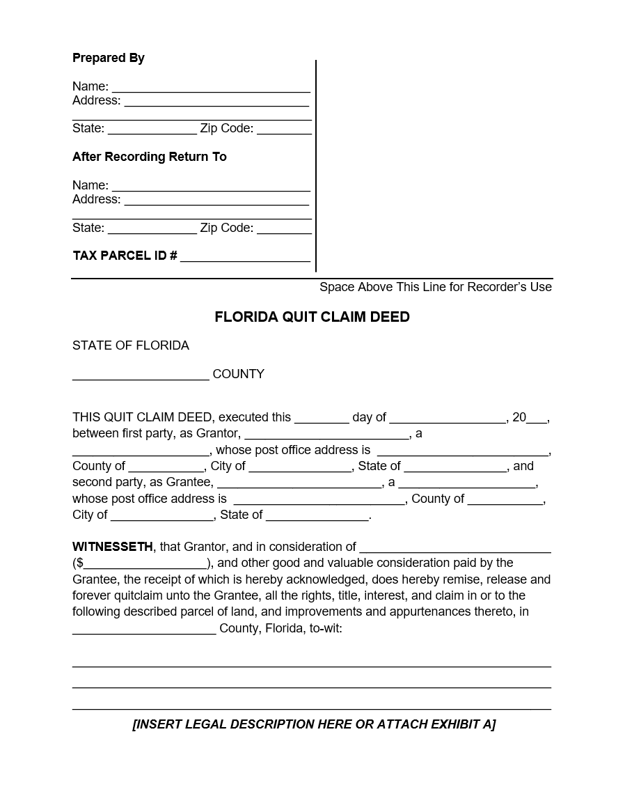 Quit Claim Deed Quitclaim Deed State Of Michigan Rental Agre
