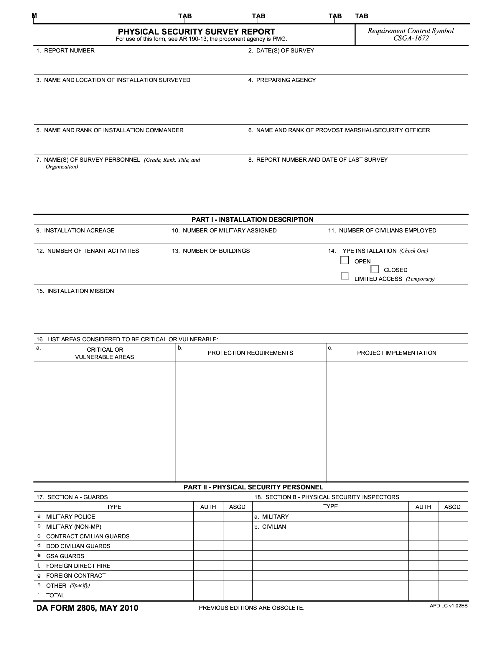 Security Survey Report Format Philippines Printable Templates Free