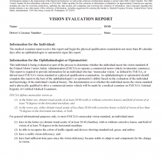 Form MCSA-5871. Vision Evaluation Report | Forms - Docs - 2025